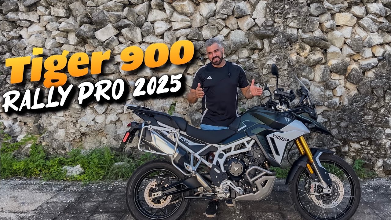Mostrei tudo sobre a Tiger 900cc Rally Pro 2025, topo de Linha - YouTube