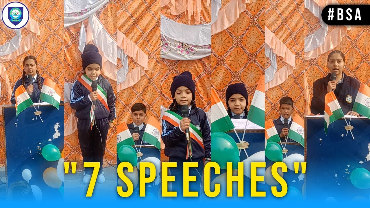 7 Students, 7 Voices | Republic Day Speeches - YouTube