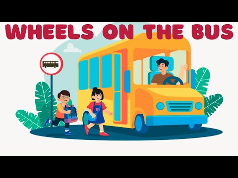 The Wheels on The Bus Song (Game Version) | Kids Adda 24 Nursery Rhymes ...
