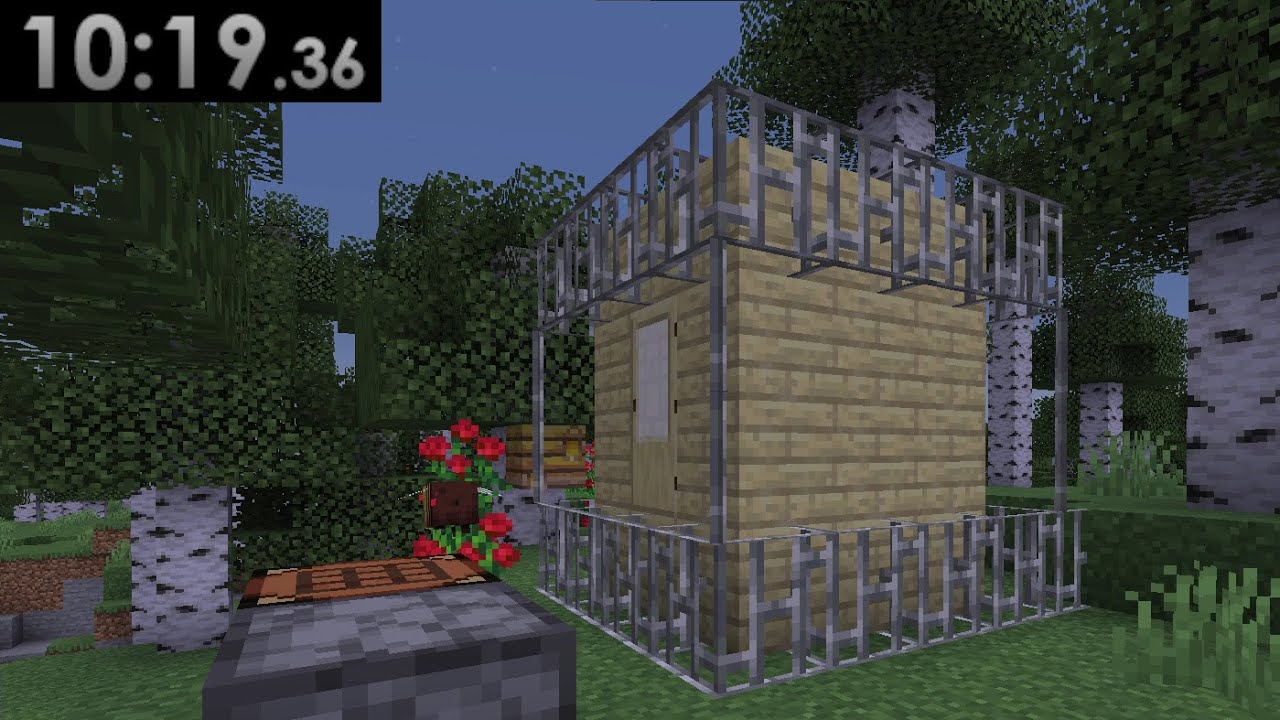 Galvanized Square Steel Apartment in Minecraft Speedrun - YouTube