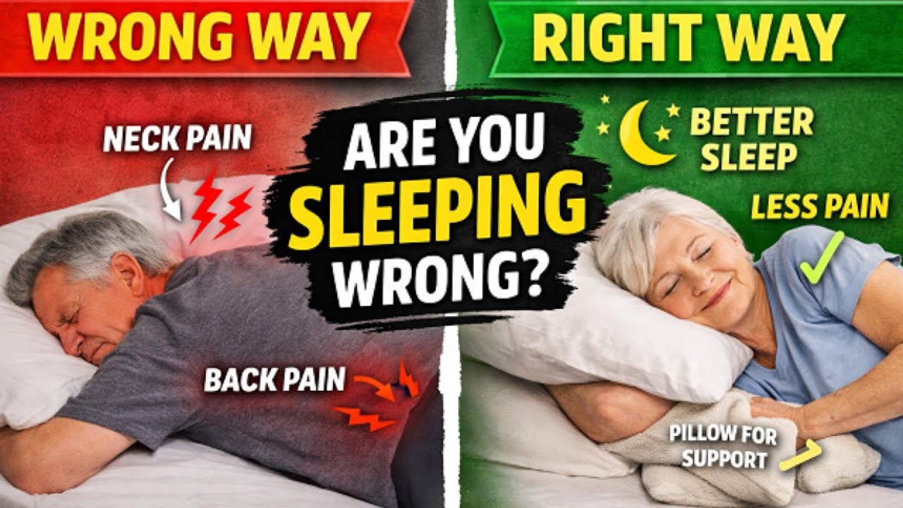 Over 60: 4 Sleeping Positions to Avoid + 4 Better Ones to Try Tonight ...