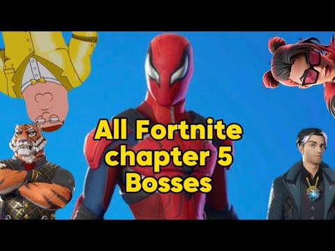 Eliminating all the mythic bosses in Fortnite Chapter 5 season1 - YouTube