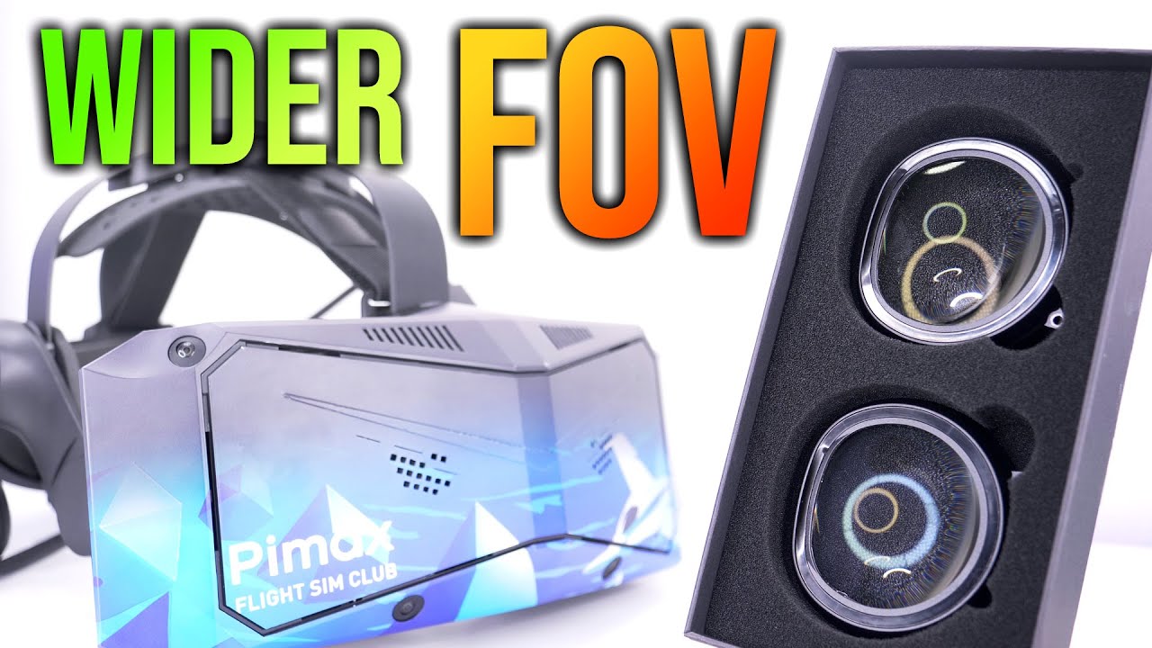 Pimax Crystal Wide FOV Glass Lenses - YouTube