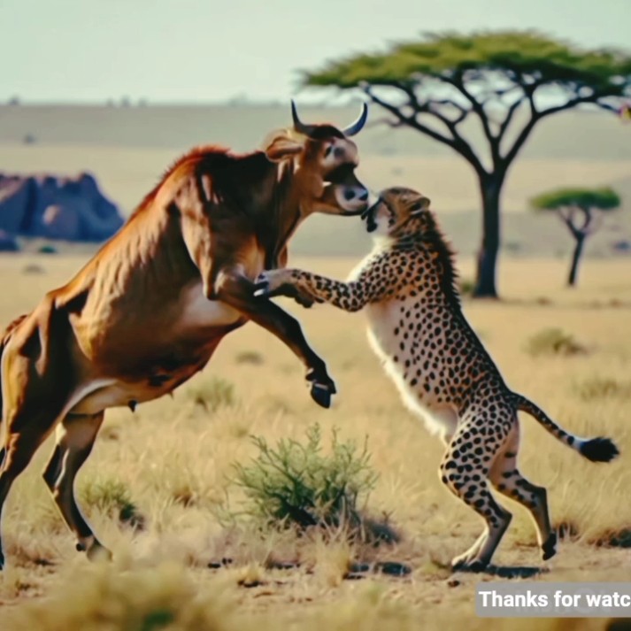 😱Cow Destroys Cheetah in Seconds!#viral#millionviews#yt#cow # chatgpt ...