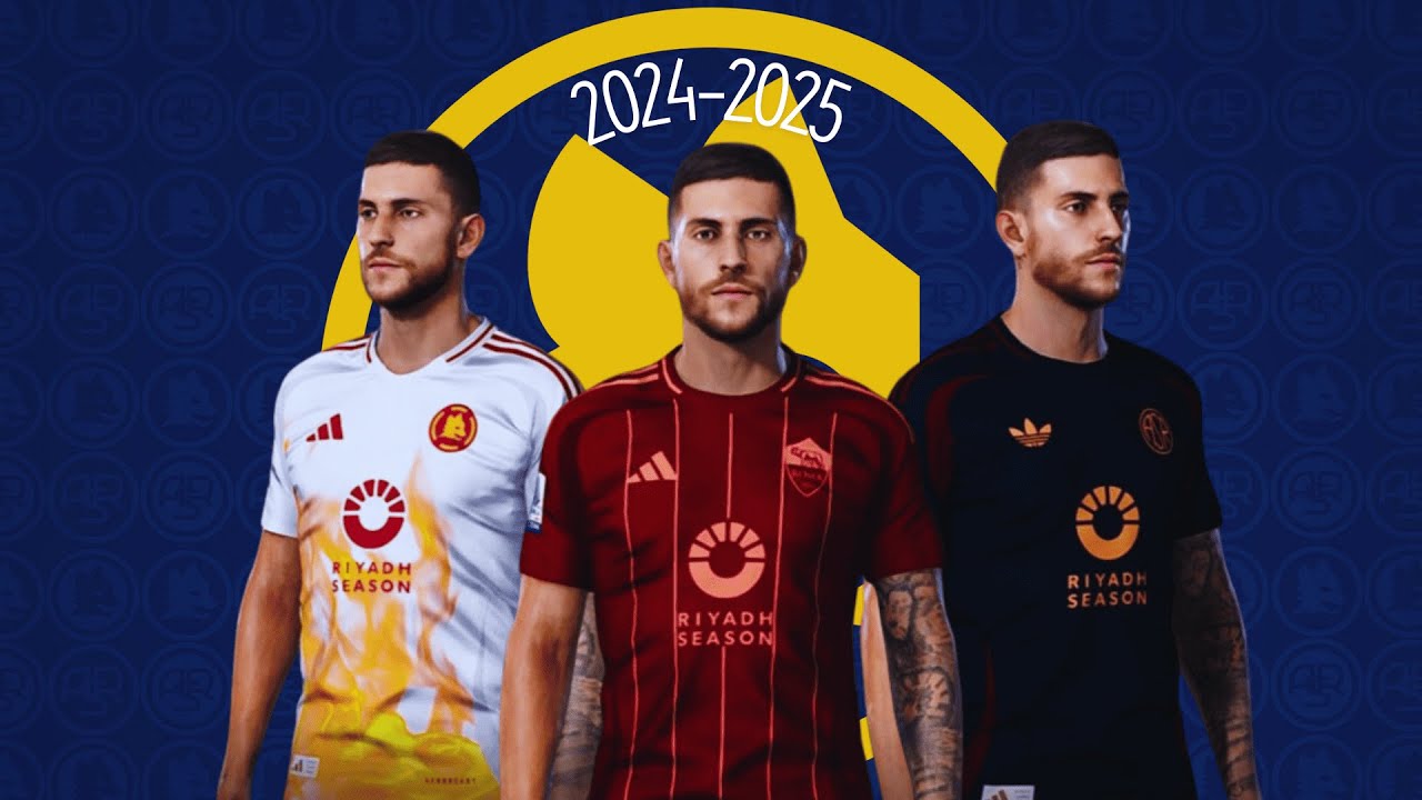 ROMA KITS 24-25 PES 2021 #ASROMAKITSPES21 #ASROMAKITS #ROMAKITSPES21 # ...