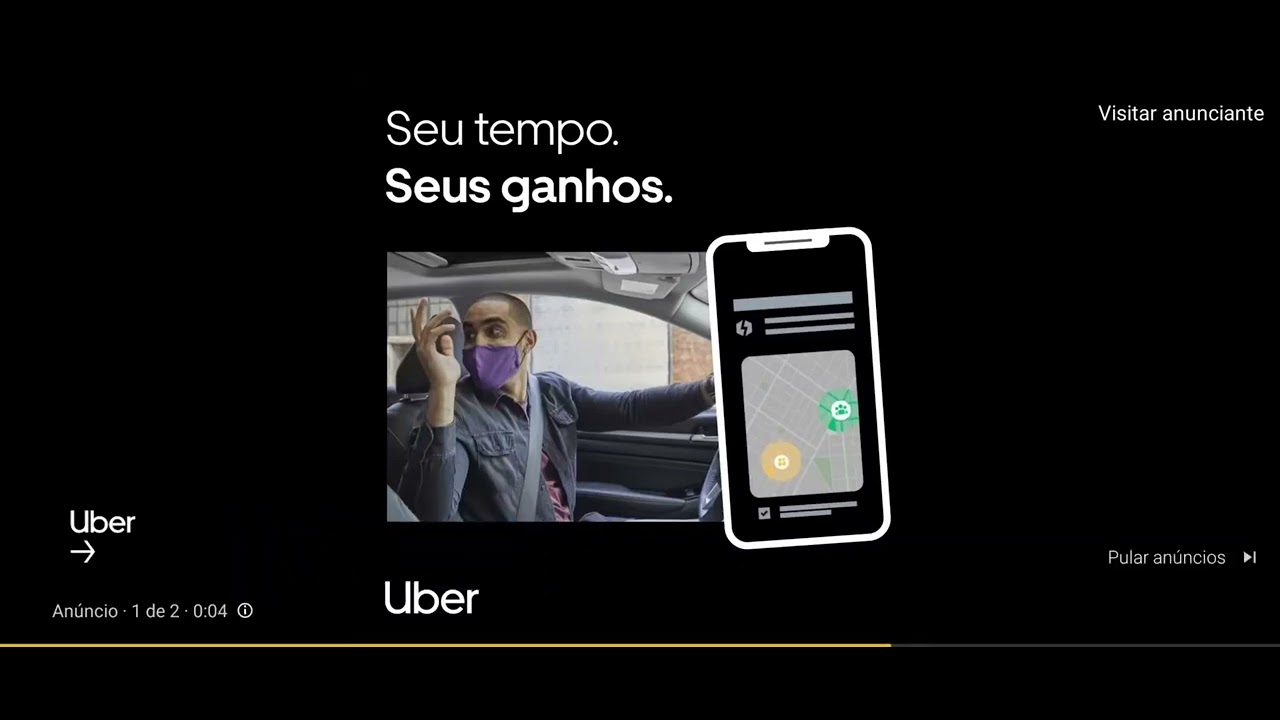 Anúncio Uber 24/05/2023 - YouTube