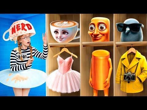 I Glow Up into Ballerina Cappuccina! Italian Meme Makeover!