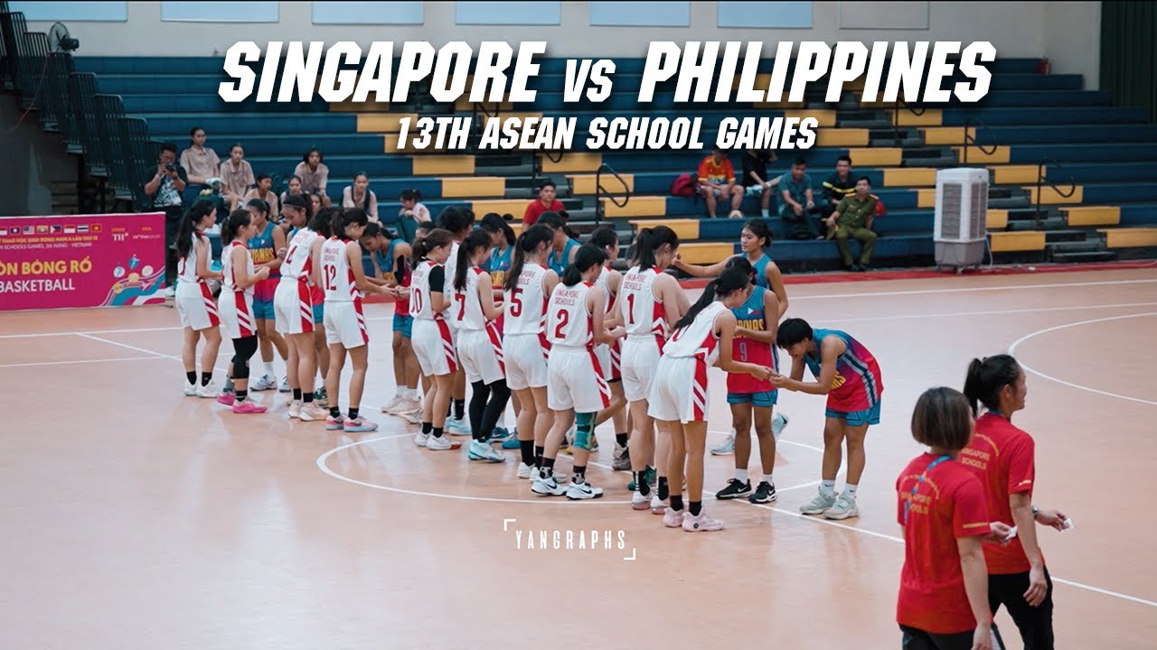 SINGAPORE vs PHILIPPINES 13th ASEAN SCHOOL GAMES GIRLS SEMI FINALS ...