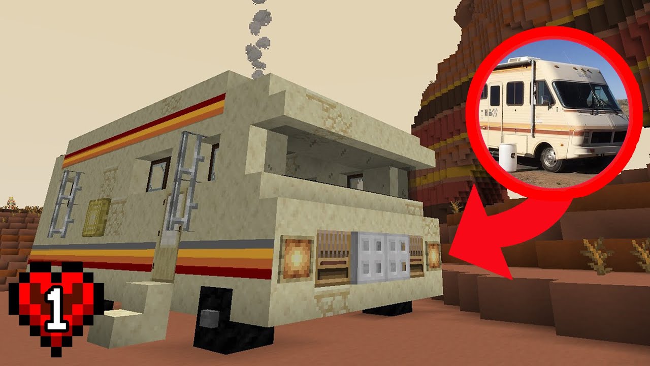 Building the Most ACCURATE Breaking Bad RV | Minecraft Hardcore - YouTube