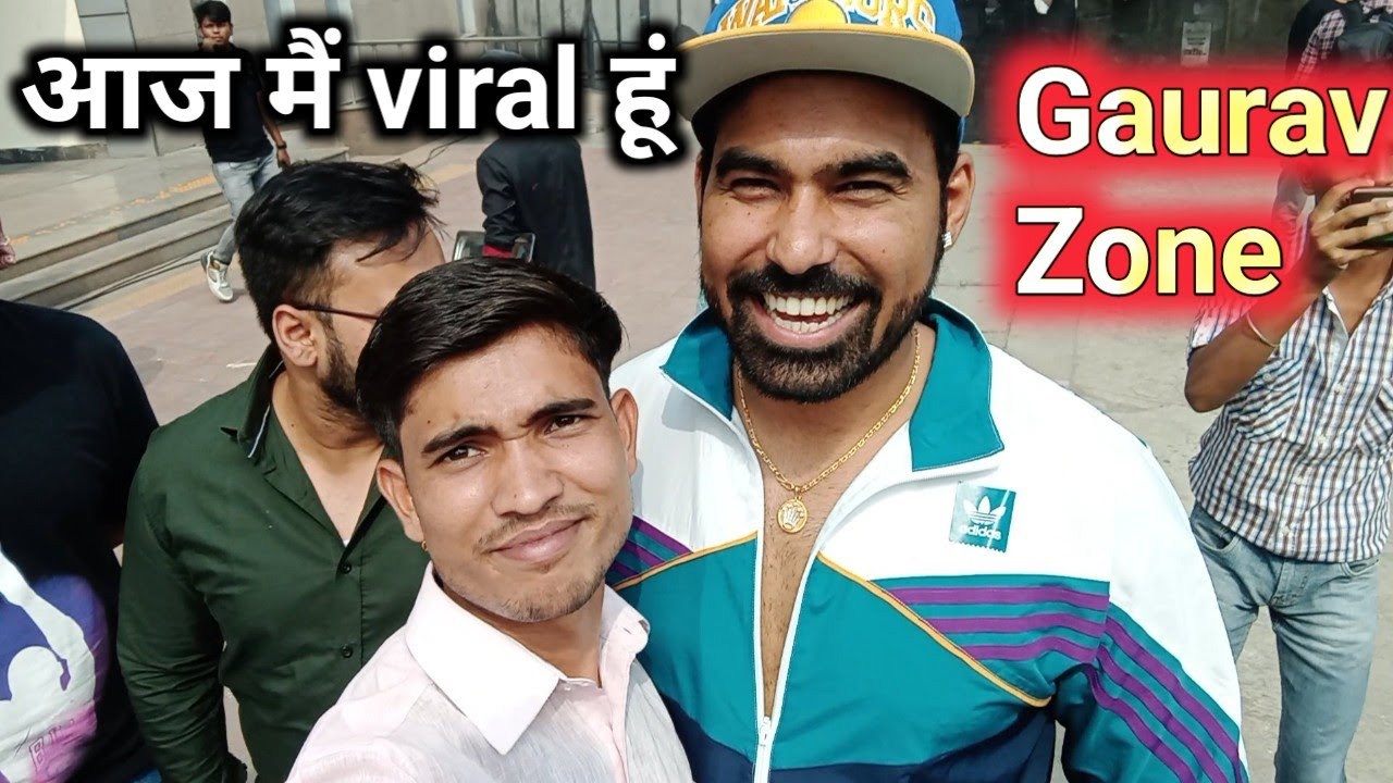 @gauravzone meet vikash yadav yt | new vlog creator carnival event ...