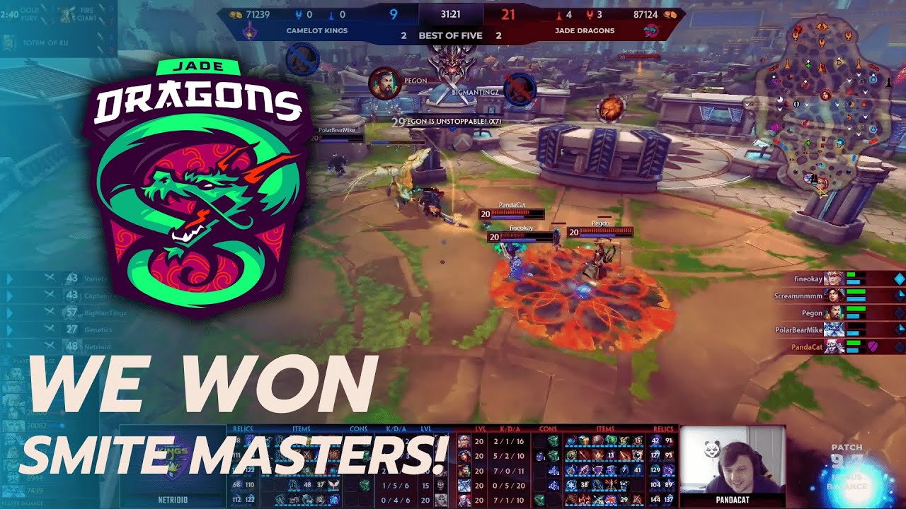 THE DRAGONS TAKE SMITE MASTERS!!! - SMITE SPL POV Game 1 - YouTube