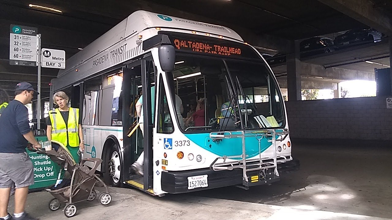 2017 Pasadena Transit ENC EZ RIDER II BRT 3373 - YouTube