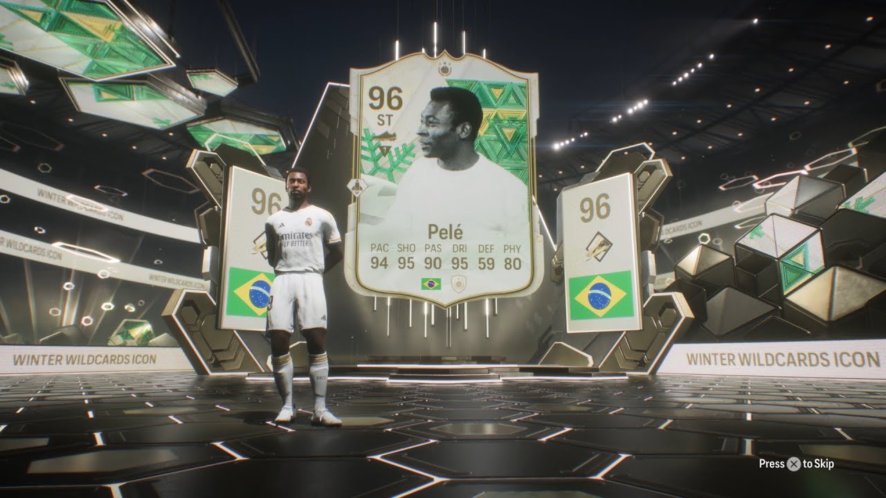 GOT BLESSED WITH A WINTER WILDCARDS ICON PELE!👑| Fc 24 Ultimate Team ...