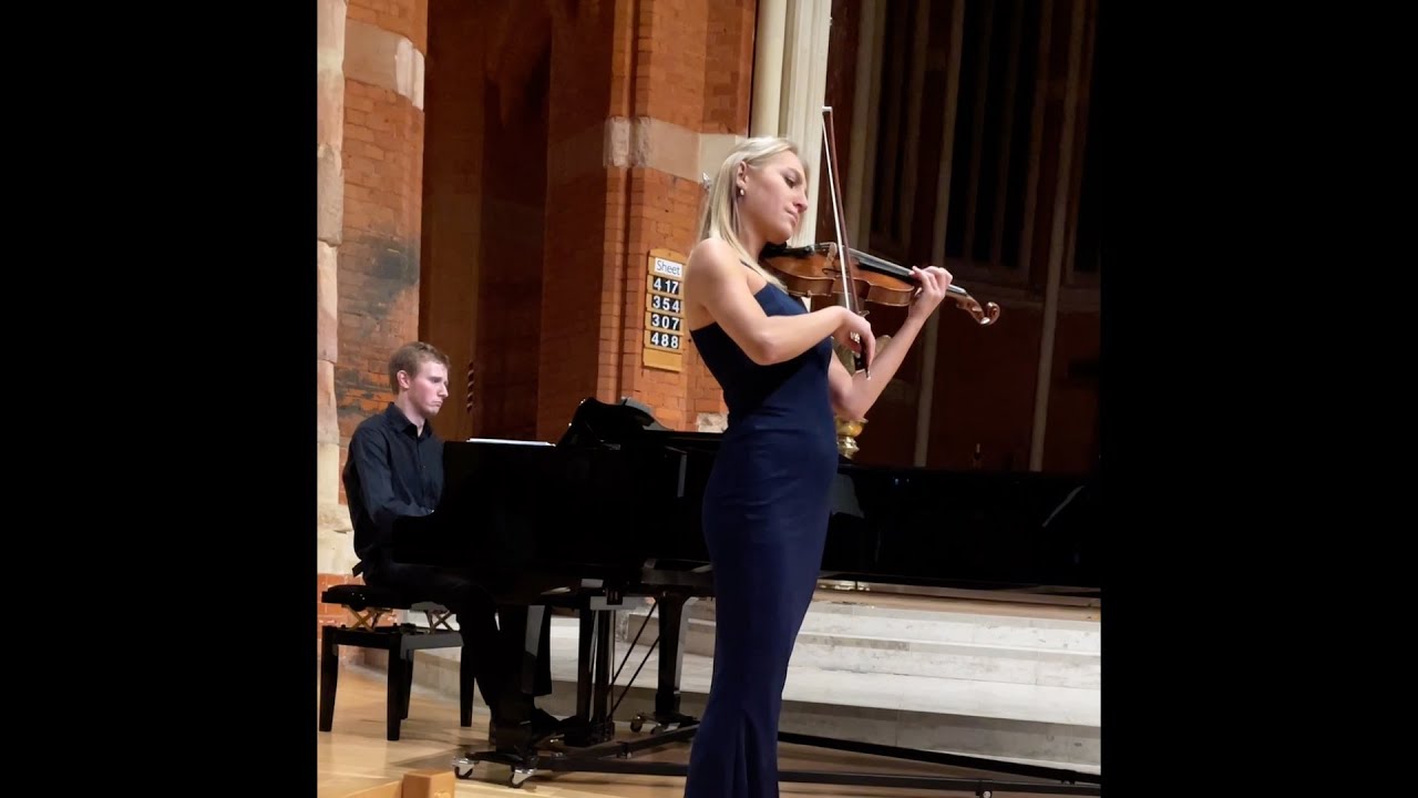 Ravel Violin Sonata No.2 | 1st Movement | Athena Octavia - YouTube