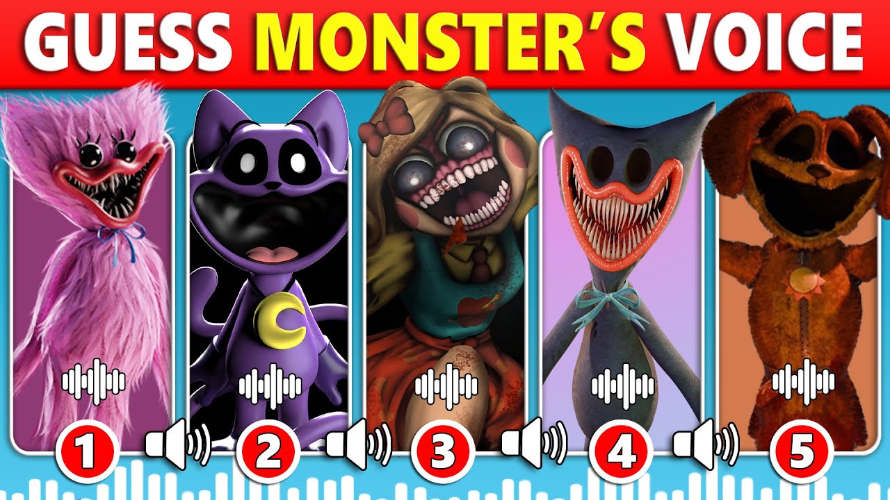 Identify Monsters by Their Voices! | Poppy Playtime🔊 - YouTube