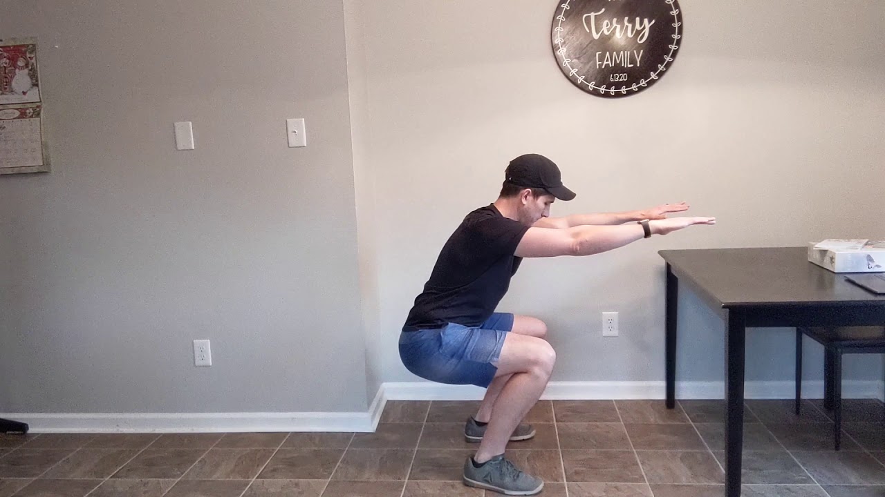 Bodyweight Parallel Squat - YouTube