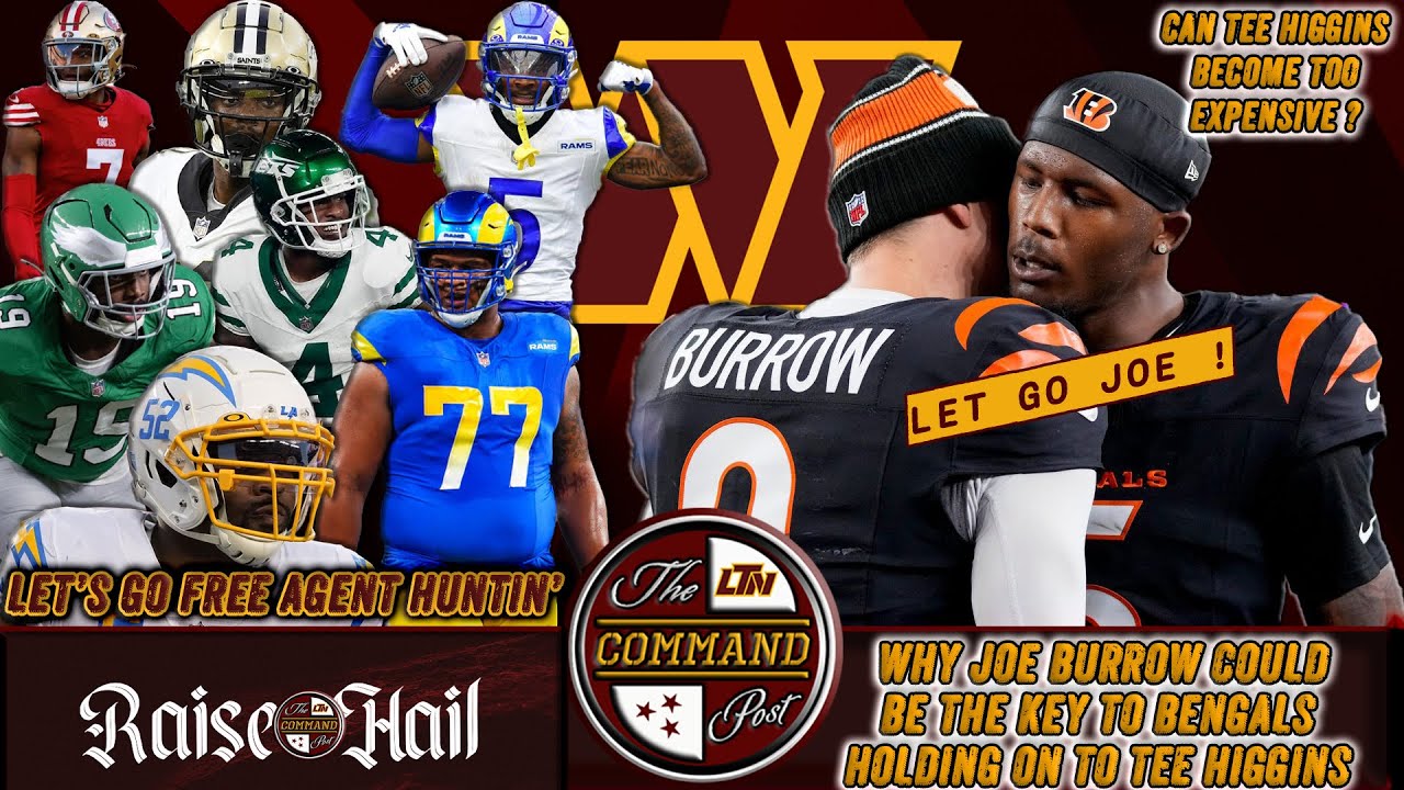 Command Post LIVE! | Higgins to D.C. COULD Get "Too Pricey" + Let's Go Commanders Free Agent ...