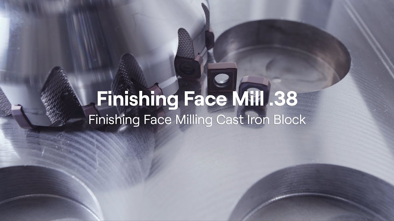 Finishing Face Milling cast iron cylinder block | Seco tools - YouTube