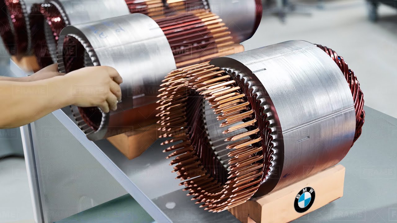 BMW Most Advanced Futuristic Engine Factory - BMW Electric Production ...