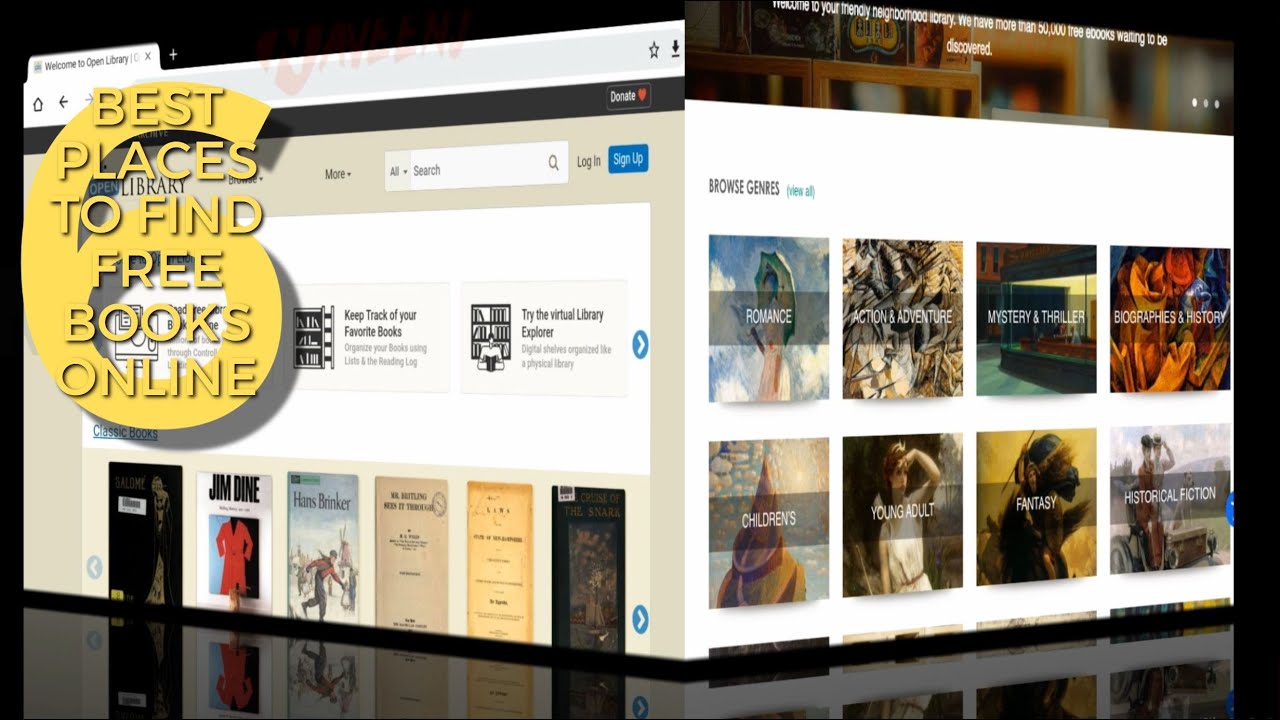 6 Best Websites for Reading Free eBooks - YouTube