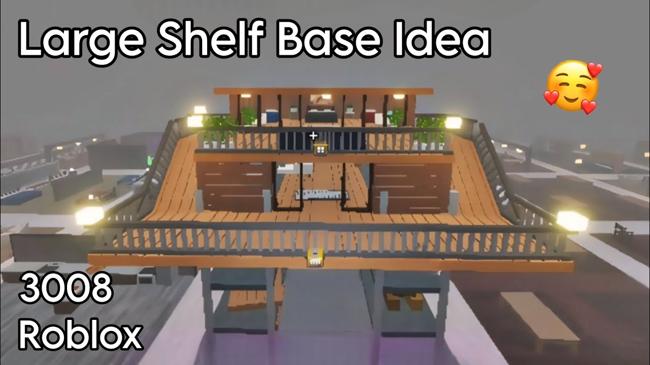 FULL TUTORIAL | A LARGE SHELF BASE IDEA FOR 3008 ROBLOX | MyelPlays - YouTube