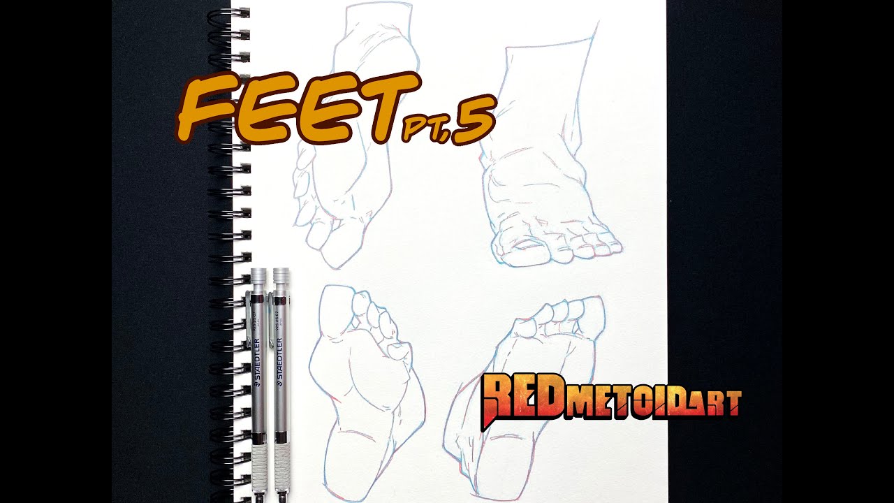 Drawing Practice: Feet, Pt.5 - YouTube