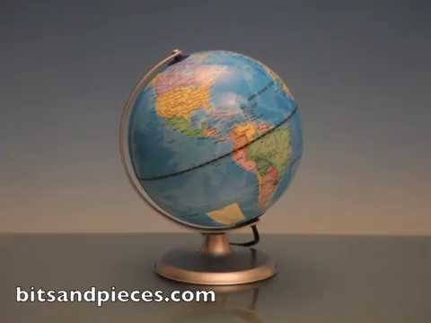 Remote Control Color Changing Globe - 42851 - YouTube
