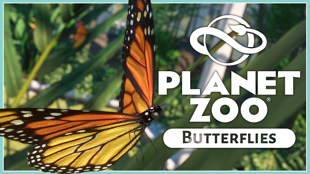 New Monarch Butterfly! | Planet Zoo Grasslands Animal Pack | Screenshot ...