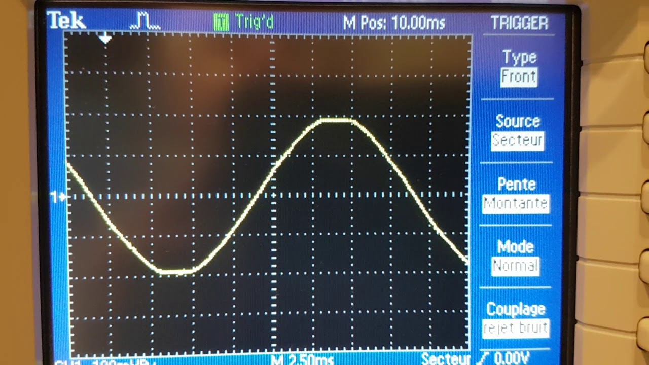 Contrôle de phase avec un arduino - YouTube