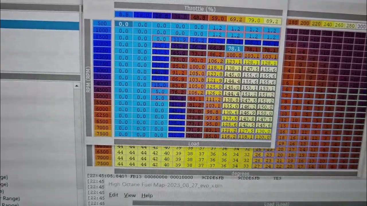 Tuning Lancer Evo X - Live Session | EcuFlash | VirtualDyno | Tactrix | Wideband - YouTube