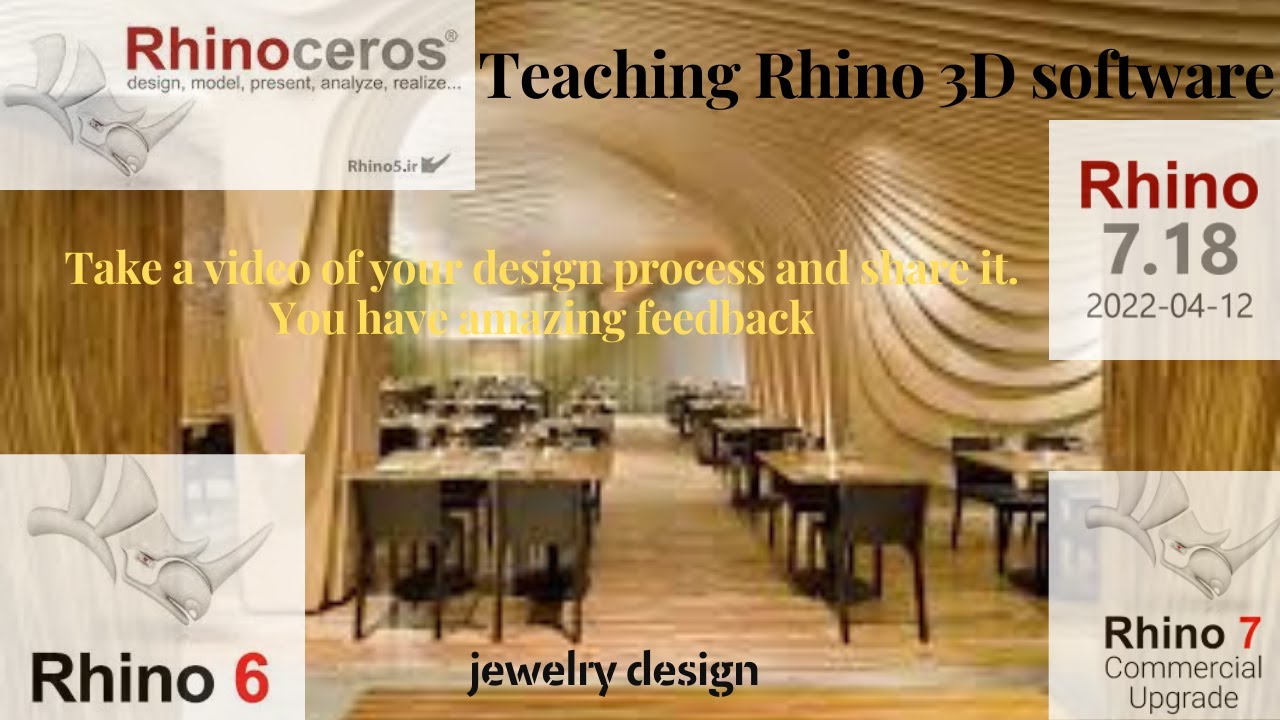 rahino 3D hino architecture,computer aided design,rhino learning - YouTube