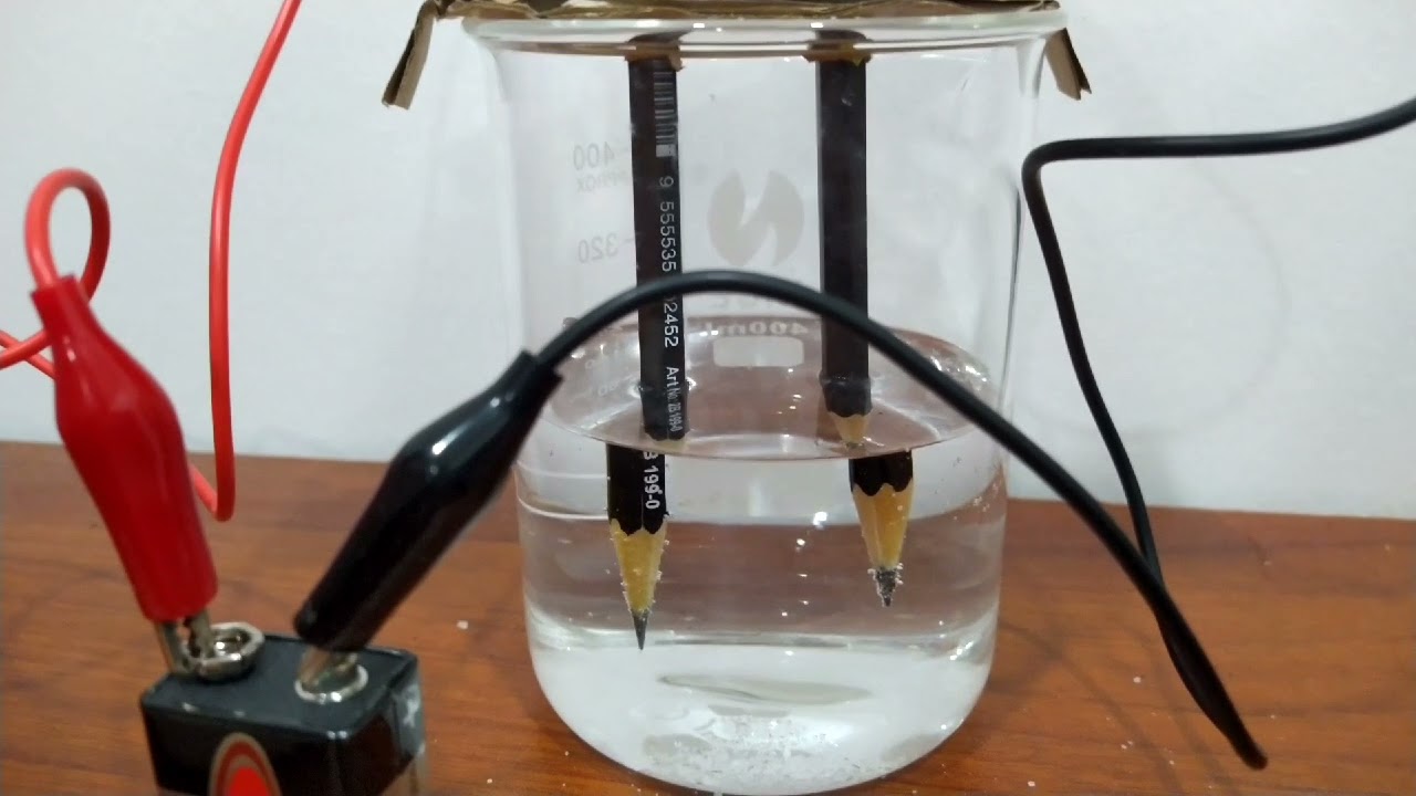 EXPERIMENT ELECTROLYSIS OF WATER AND COPPER SULPHATE - YouTube