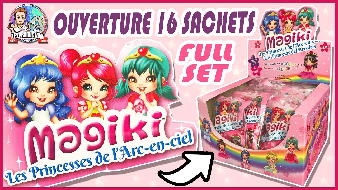 OUVERTURE 16 BOOSTERS MAGIKI LES PRINCESSES DE L'ARC-EN-CIEL 🌈 FULL SET ...