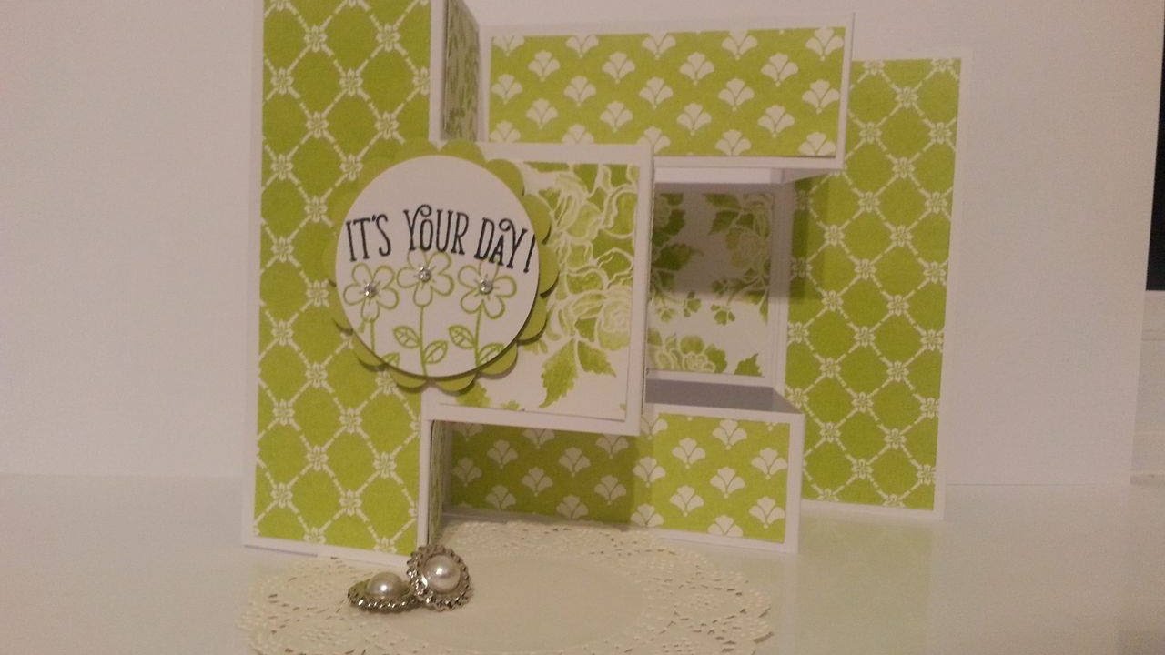 Stunning // Tri Fold Shutter Card - YouTube