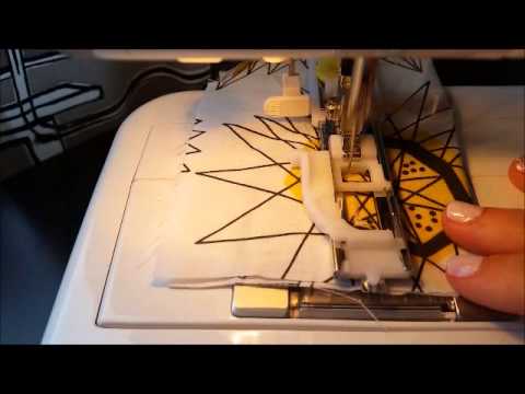 Elna Explore 340 Automatic Buttonhole Tutorial