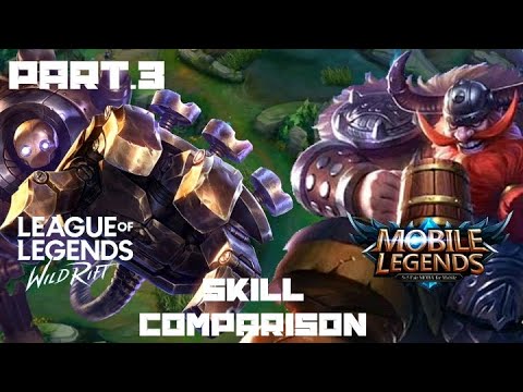 League Of Legends Vs Mobile Legends | Skill Comparison | Bagian.3 - YouTube