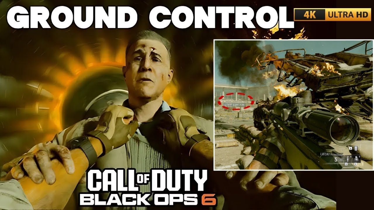 Call of Duty Black Ops 6 - Ground Control - Airport Ambush - High ...