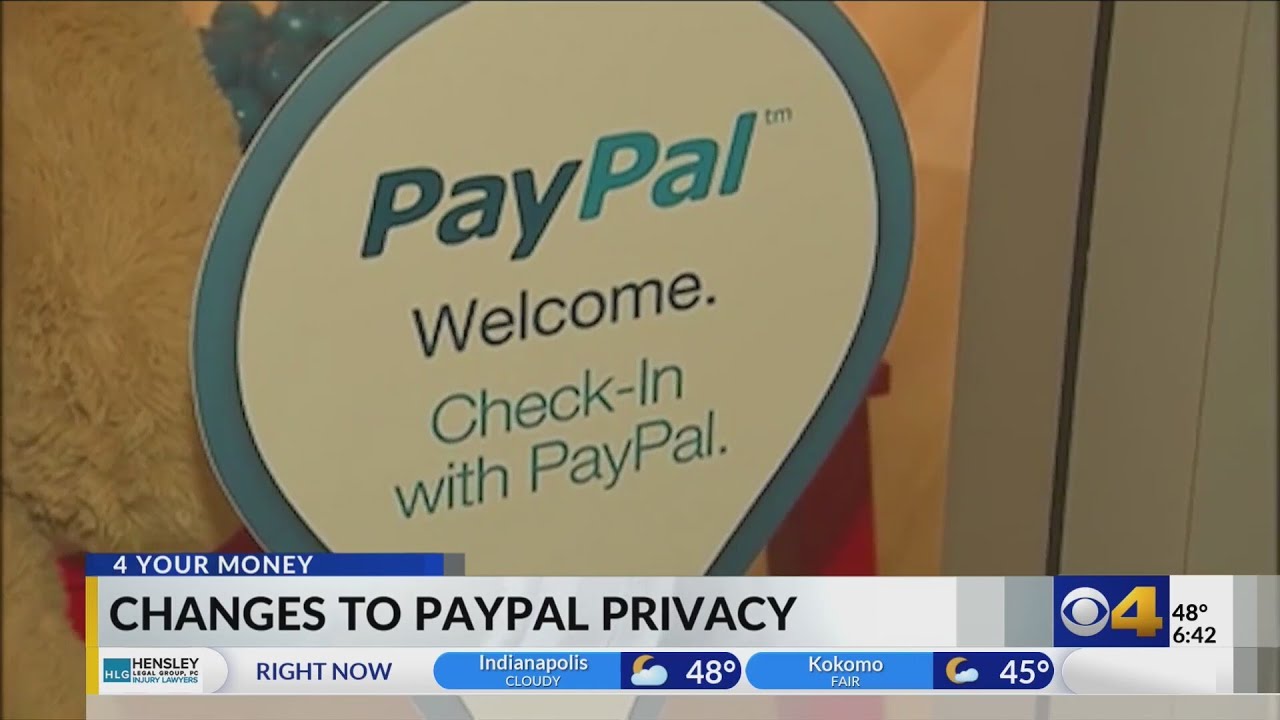 Changes to PayPal Privacy - YouTube