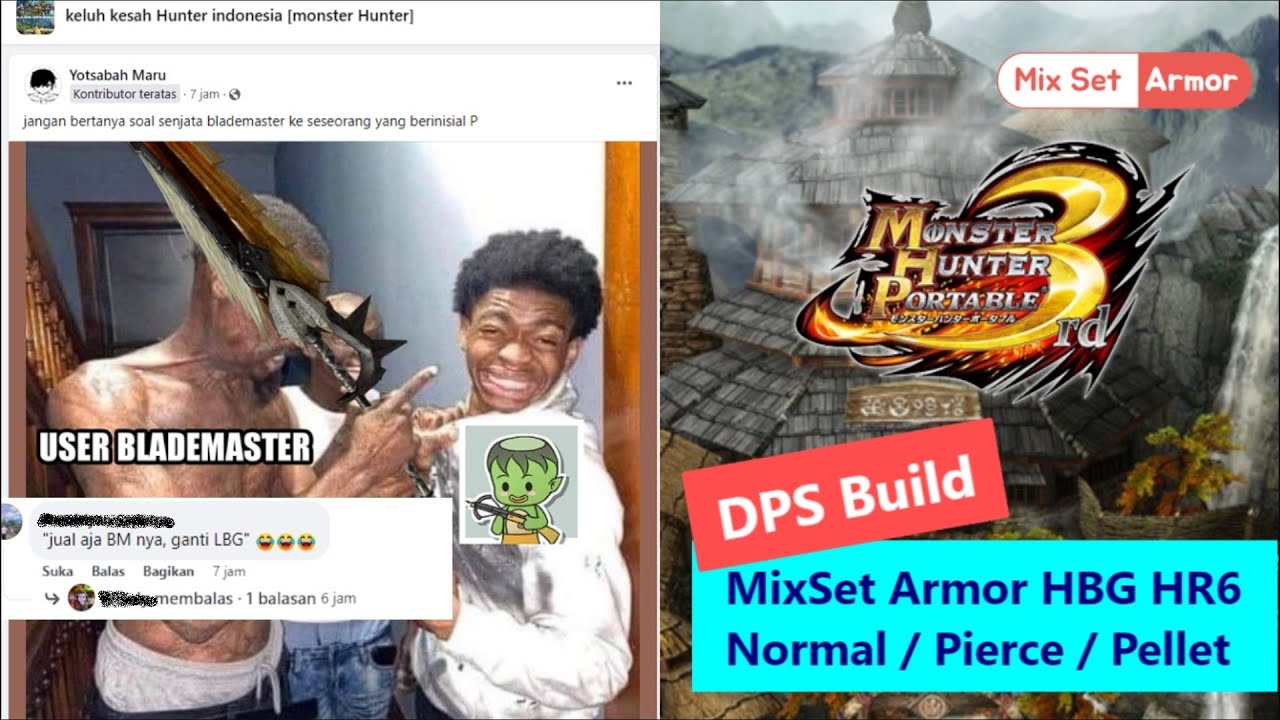 HBG HR6 mixset ARMOR part1 [MHP3rd] - YouTube