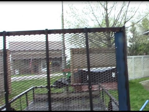 Trailer tailgate/ramp finely mostly finished - YouTube