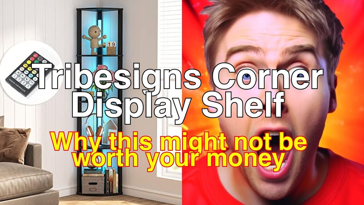 Tribesigns Corner Display Shelf with 6 Color Lights Review - Add Style and Functionality to Your ...