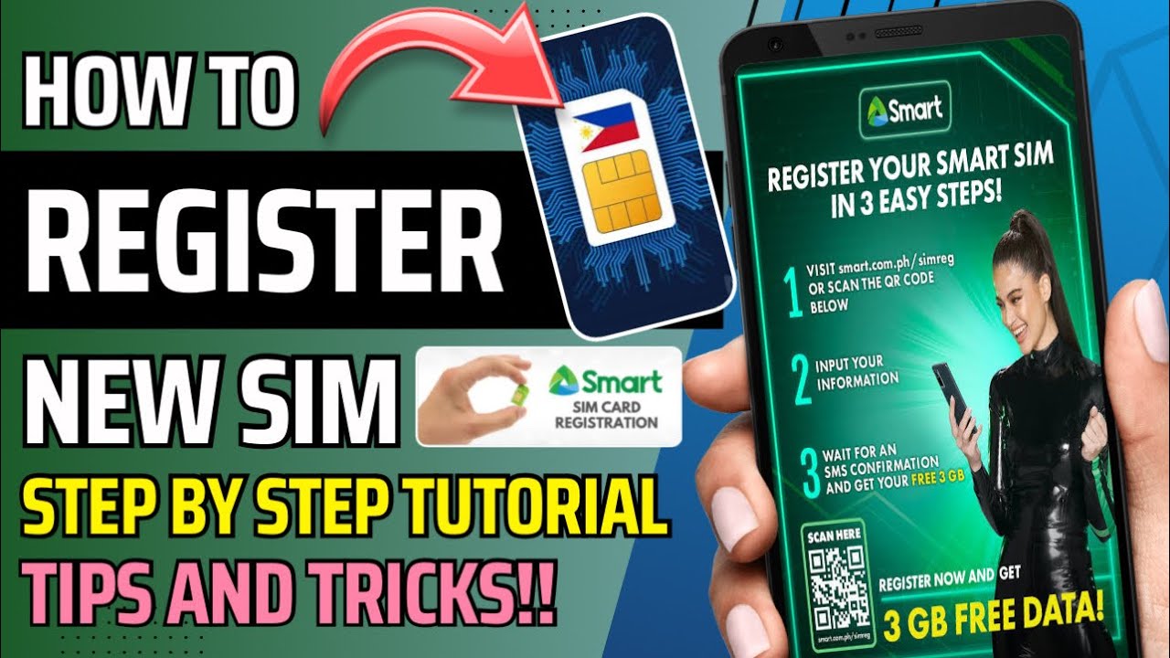 HOW TO REGISTER SIM CARD 2023 | HOW TO REGISTER NEW SIMCARD TUTORIAL ...
