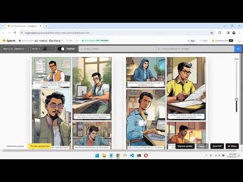ai-comic-factory, tool gratis membuat komik dengan bantuan AI - YouTube