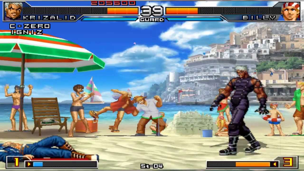 King of Fighters 2002 UM play as Krizalid - YouTube