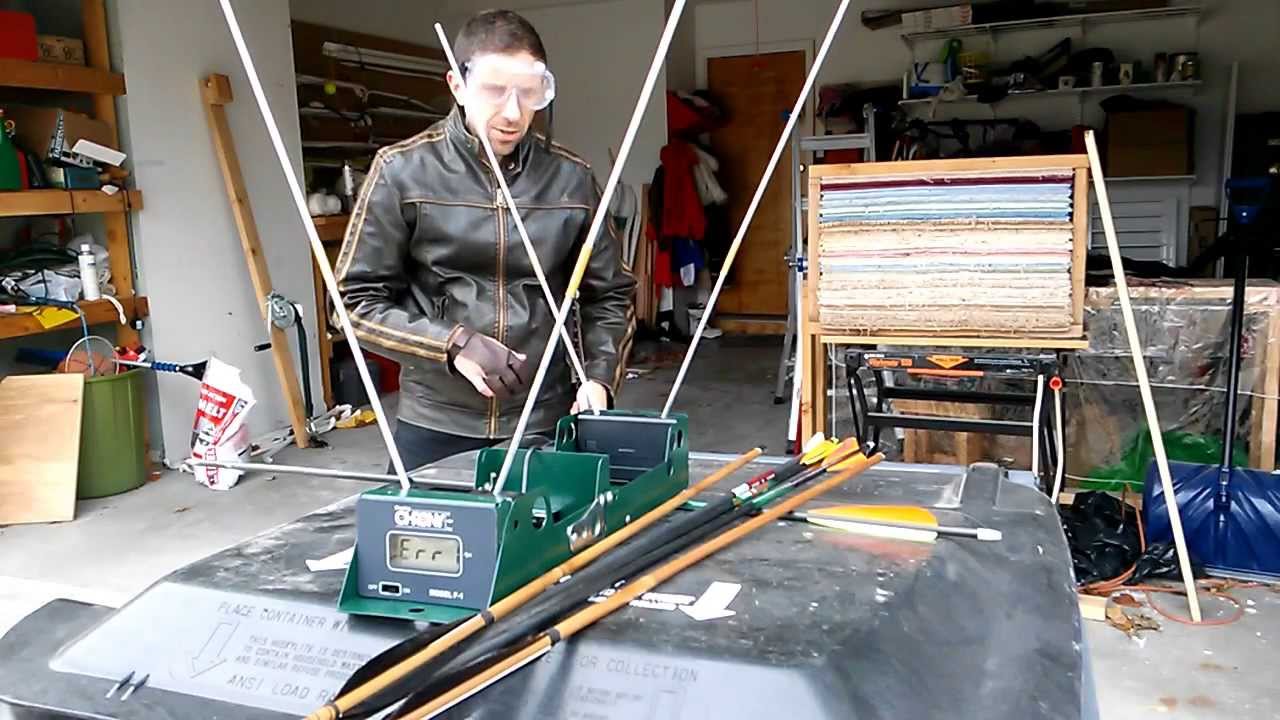 Chronograph Testing the Chinese Magyar-Style Bow - YouTube
