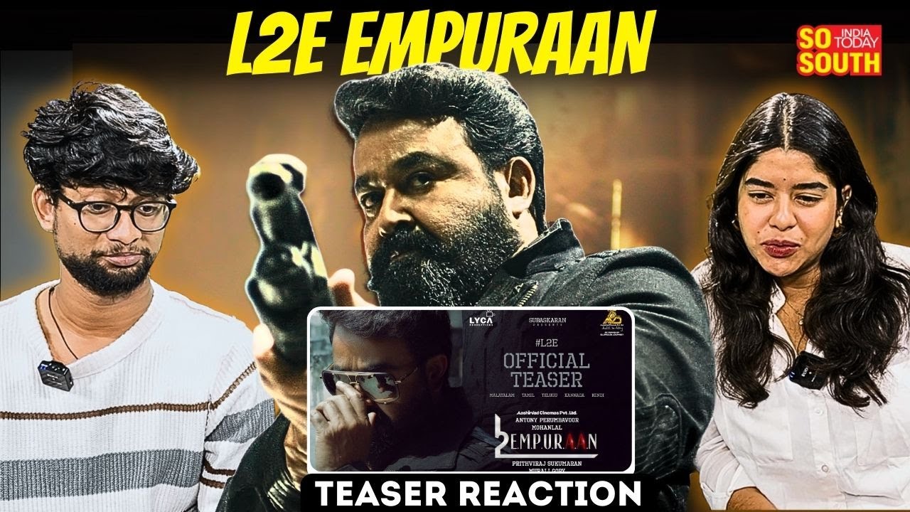 L2E EMPURAAN Teaser Reaction | Lucifer 2 Teaser Reaction | Mohanlal ...