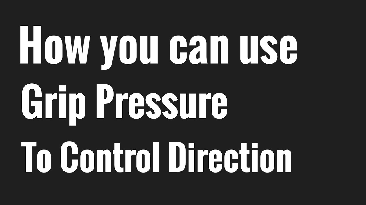 GOLF: How you can use grip pressure to control direction - YouTube
