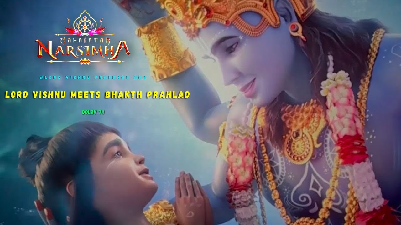 Mahavatar Narasimha - Lord Vishnu Meets Bhakth Parhlad BGM | Ashwin ...