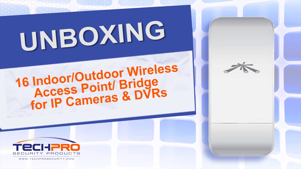 Unboxing - 16 Indoor/Outdoor Wireless Access Point/ Bridge for IP ...