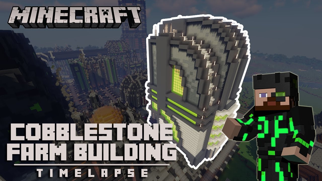 Cobblestone Farm Building - Minecraft - Vanilla Survival 1.16.1 - YouTube